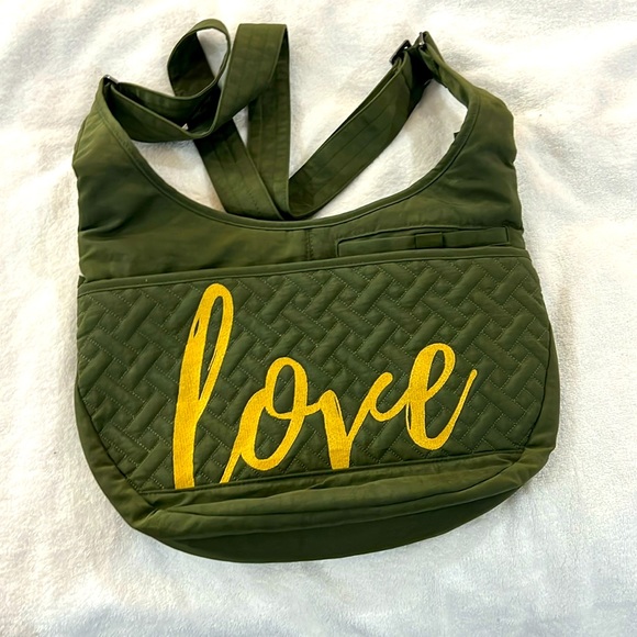 lug | Bags | Lug Canopy Crossbody In Olive Green With Gold Embroidery ...